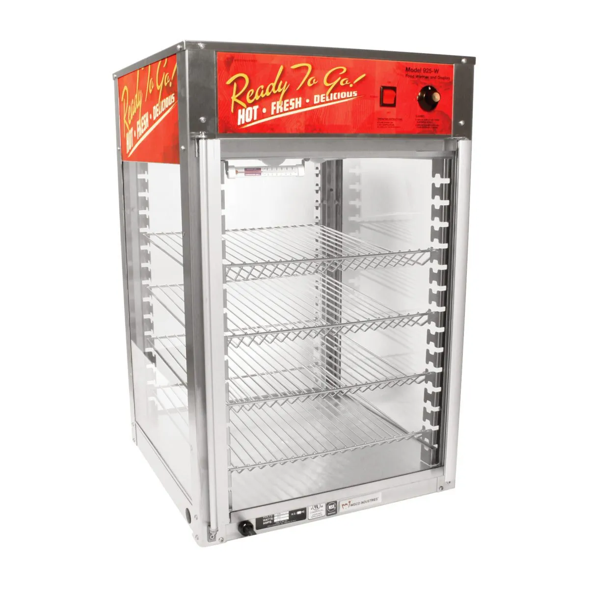 FED - Wisco 925W Merchandiser Warmer Display Cabinet for Food Products